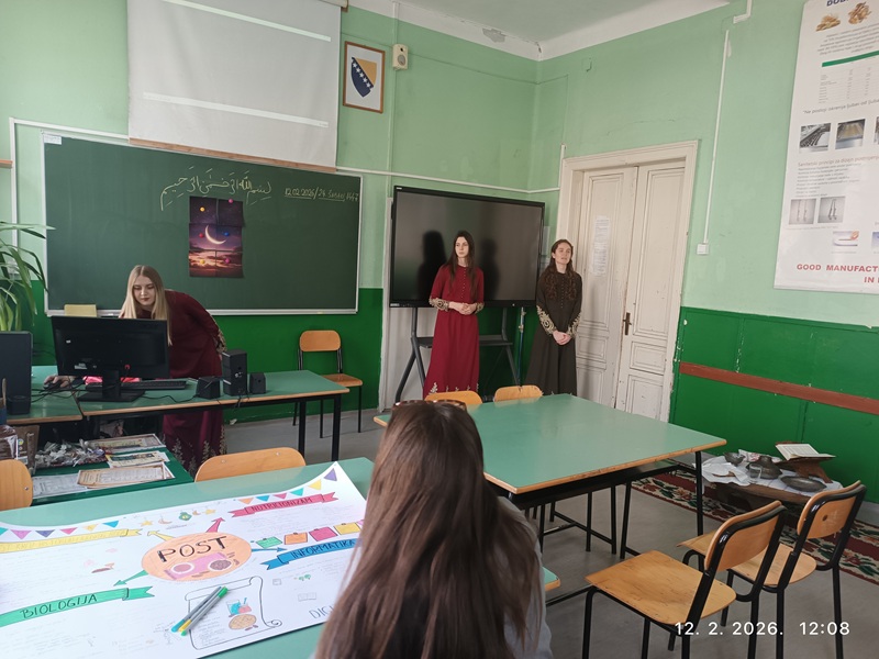 UGLEDNI ČAS IZ VJERONAUAKE: “POST – PUT DO USPJEHA” – JU Srednja škola ...